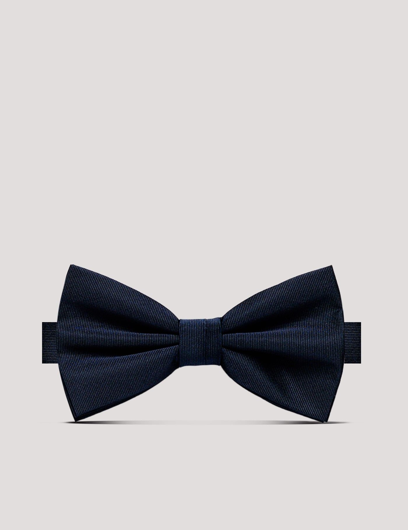 Men's Navy Repp Silk Bow Tie – Ready Tied | Hawes & Curtis