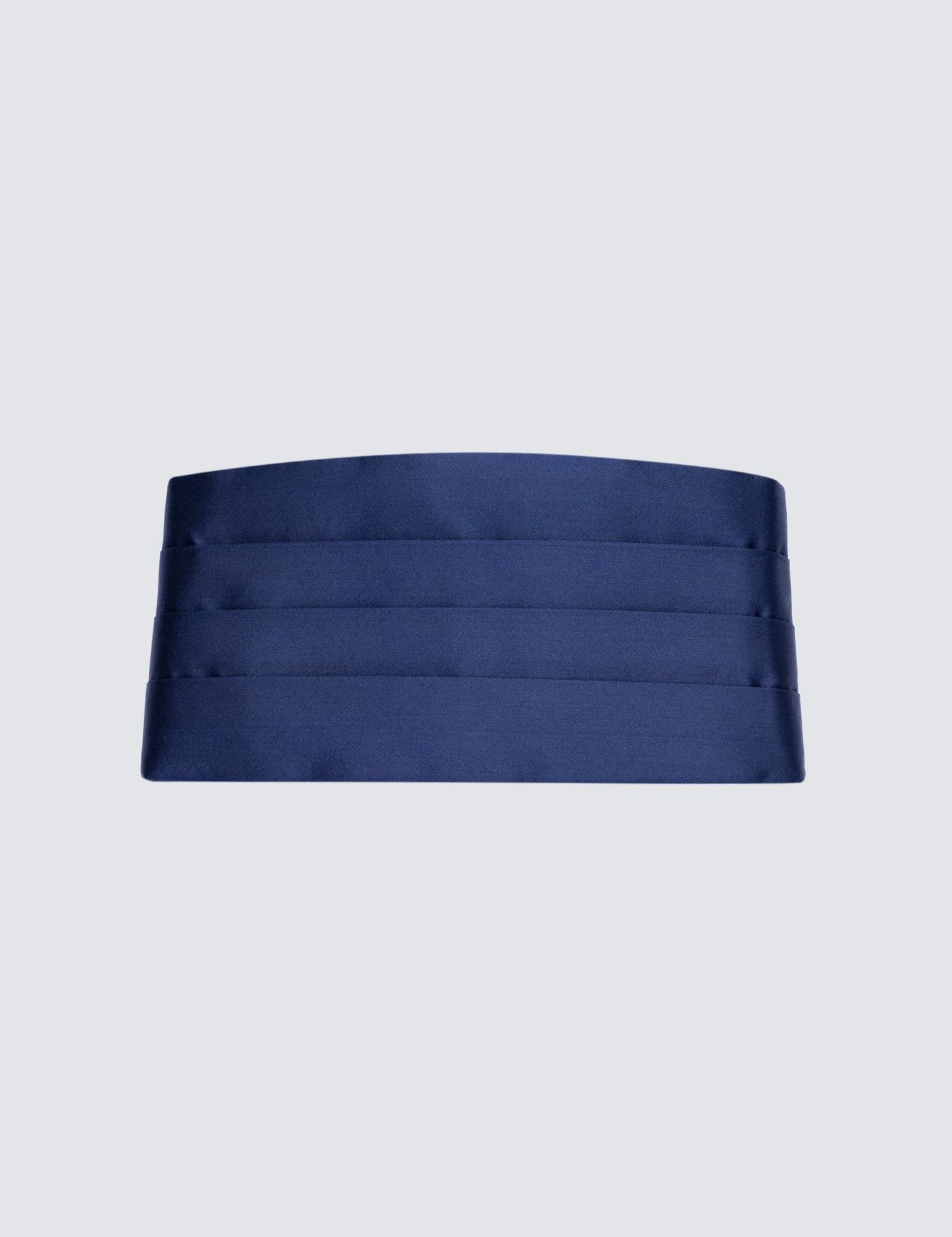 100% Silk Navy Plain Cummerbund | Hawes & Curtis