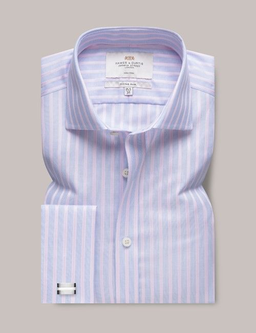 Double Cuff Shirts | Shirts for Men - Hawes & Curtis