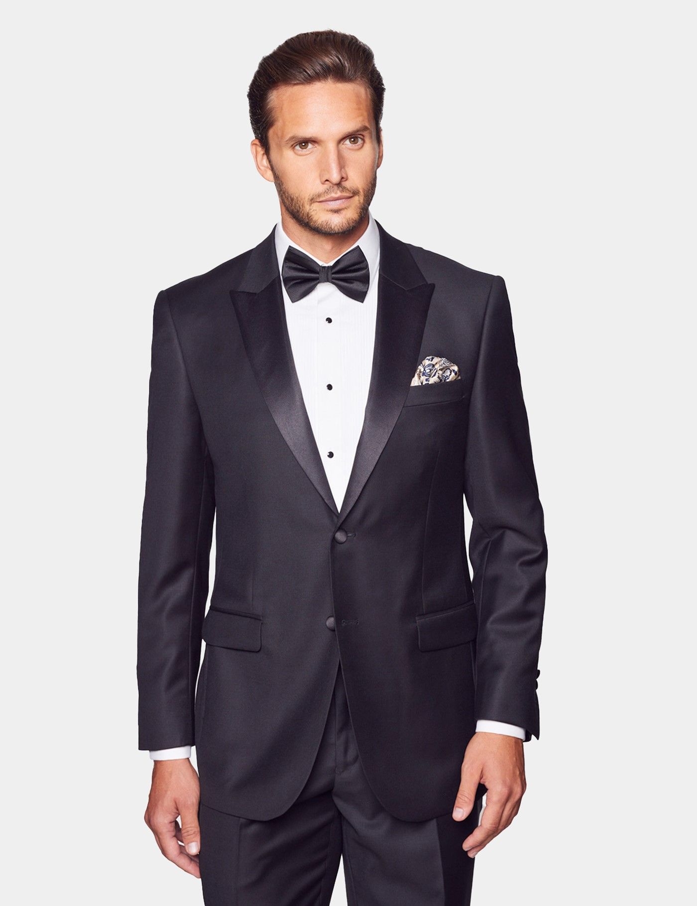 Men's Black Classic Fit Dinner Jacket | Hawes & Curtis