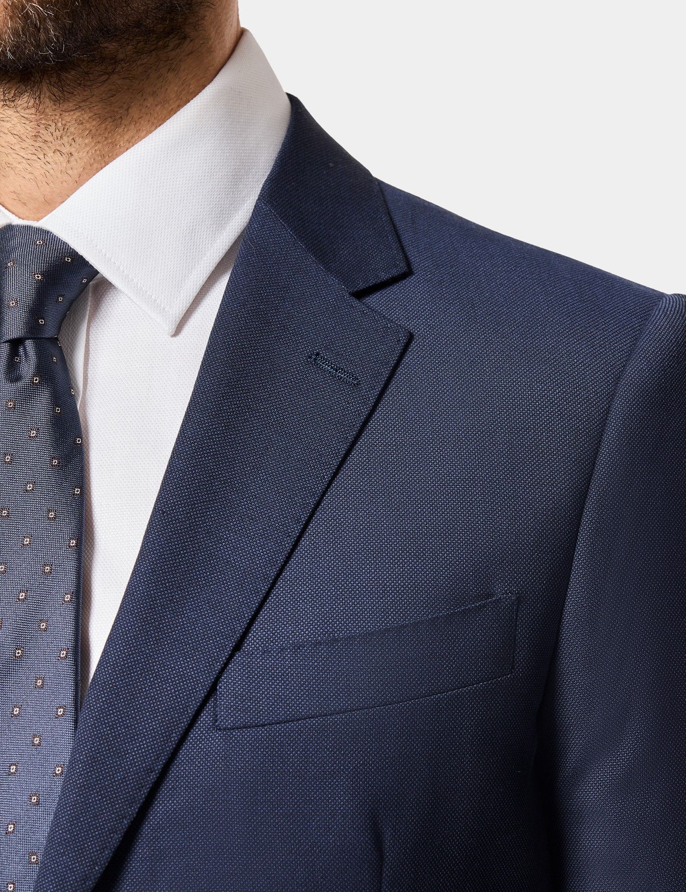 Luxury Men's Navy Blue Suits | Hawes & Curtis