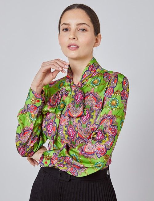 Womens Winter Sale Pussybow Blouses Hawes And Curtis