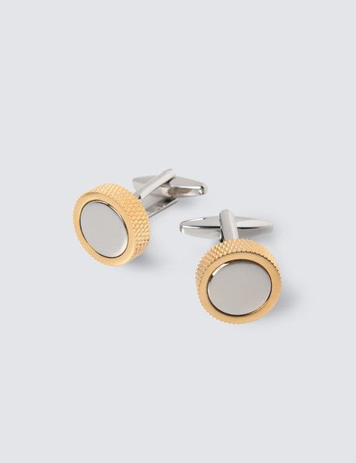 Buy Men's Cufflinks Online | Silver Cufflinks - Hawes & Curtis