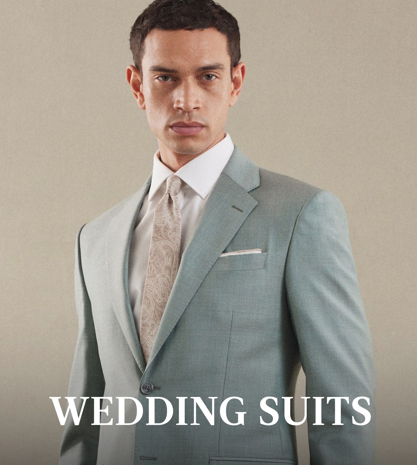 Men's Tailored Fit Suits - Hawes & Curtis