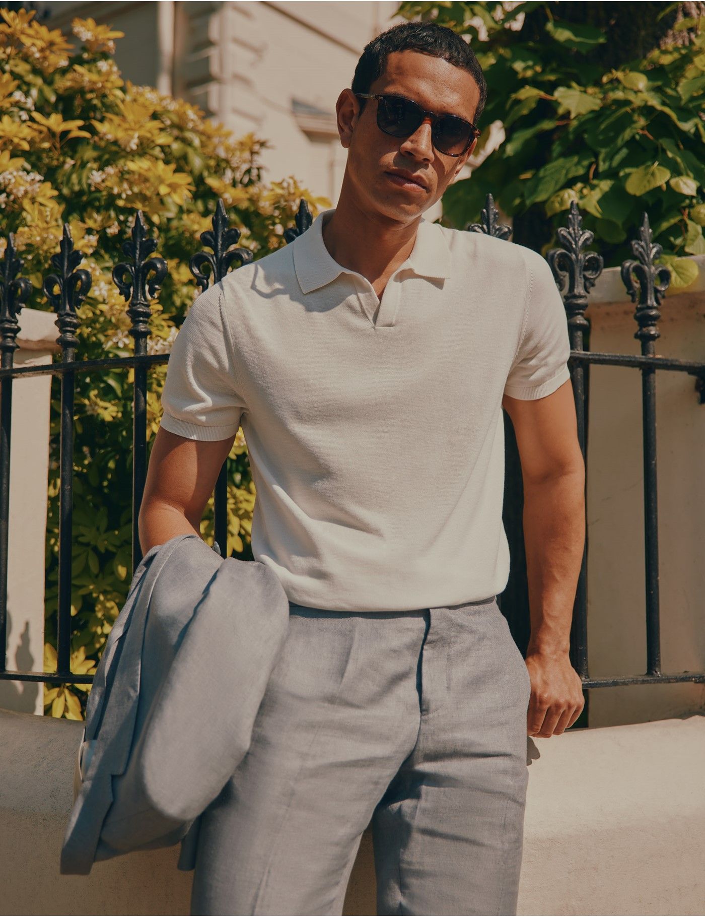 Men's Open Collar Polo Shirts - Hawes & Curtis