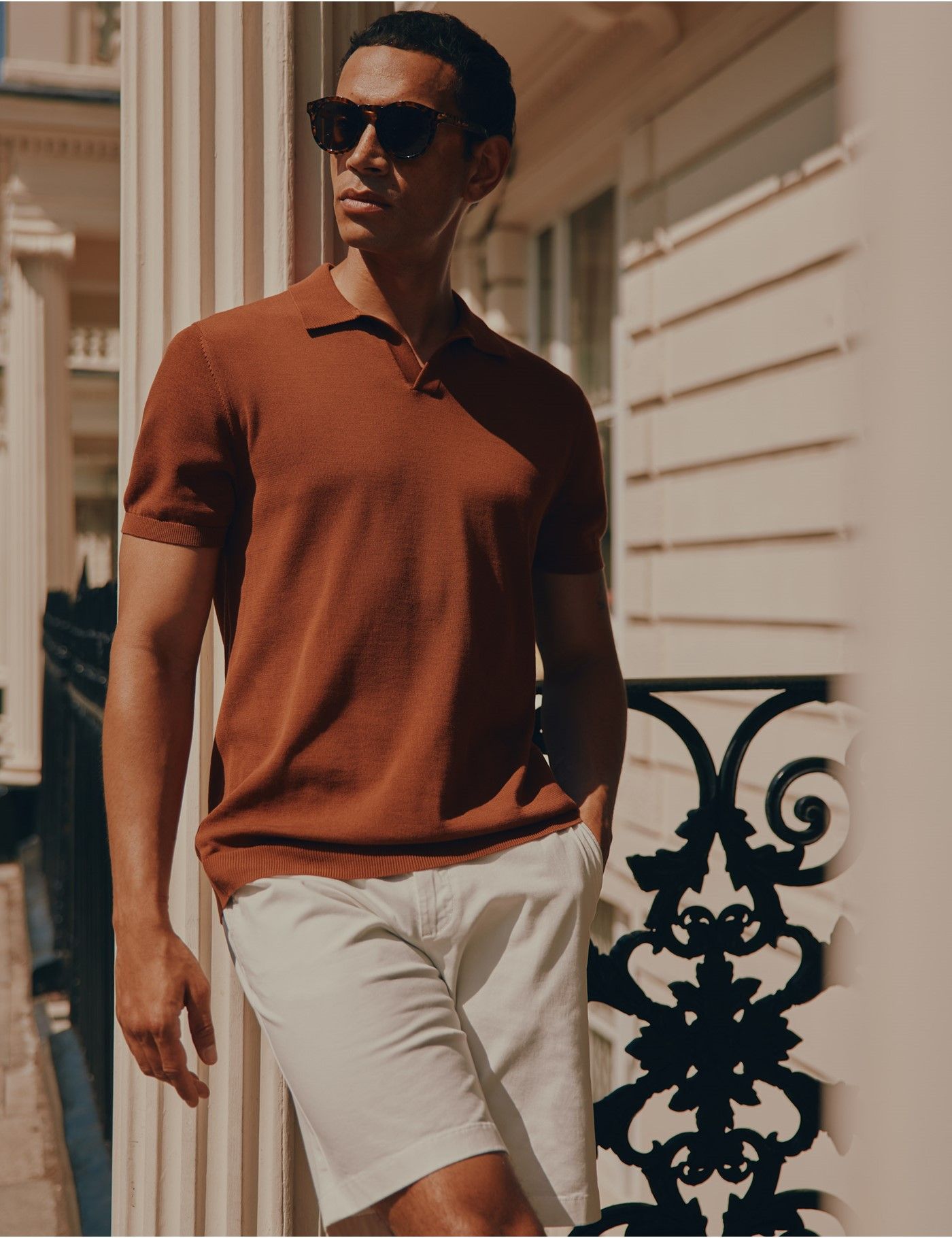 Men's Open Collar Polo Shirts - Hawes & Curtis
