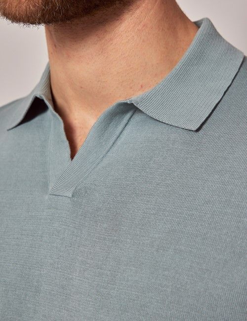 Men's Knitted Polo Shirts - Hawes & Curtis