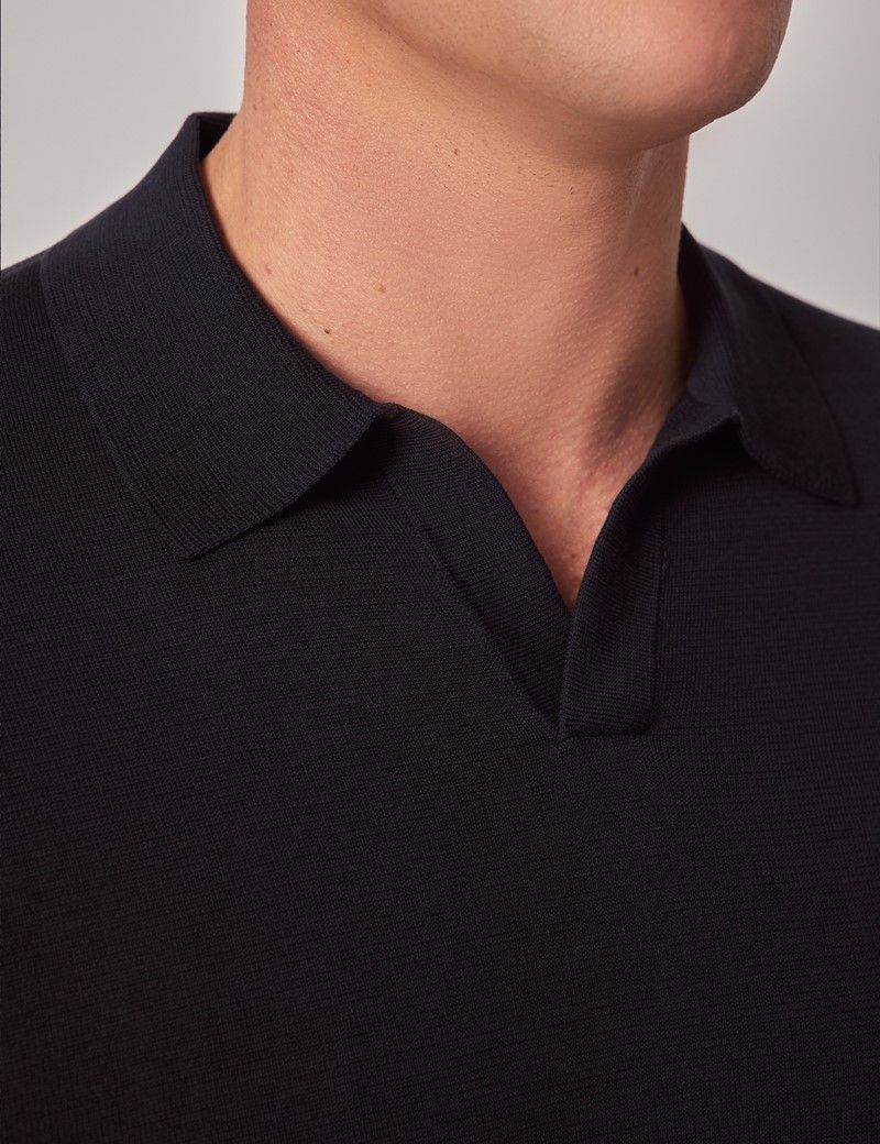 Men's Open Collar Polo Shirts - Hawes & Curtis