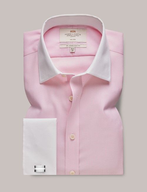 Double Cuff Shirts | Shirts for Men - Hawes & Curtis