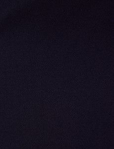 Men's Dark Blue Italian Wool Slim Fit Suit Trousers - 1913 Collection ...