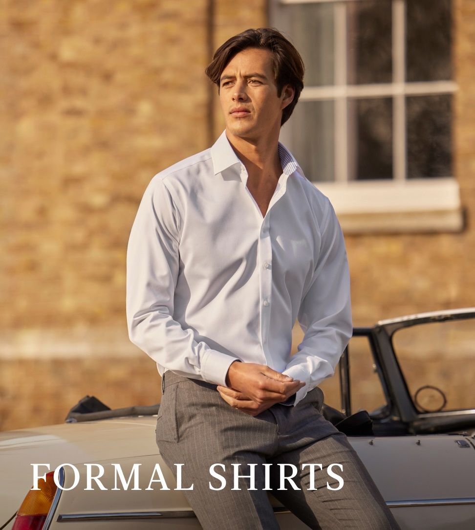 Men's Contrast Collar Shirts | Hawes & Curtis