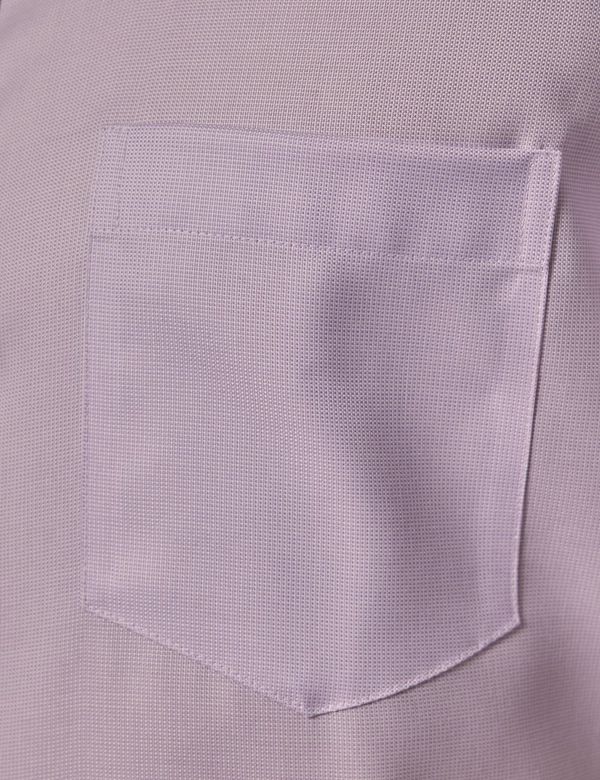 Men's Non-Iron Lilac Tailored Short Sleeve Shirt – Chest Pocket | Hawes ...
