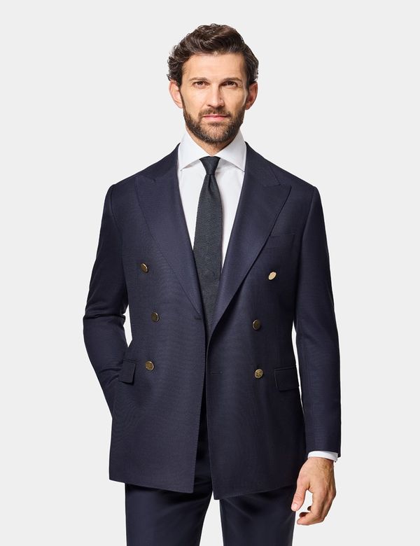Elegantes Dunkelblaue Anzge Herren Ebenbild
