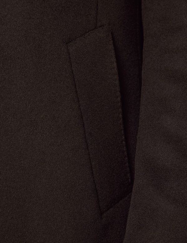 Men’s Green Wool Overcoat | Hawes & Curtis