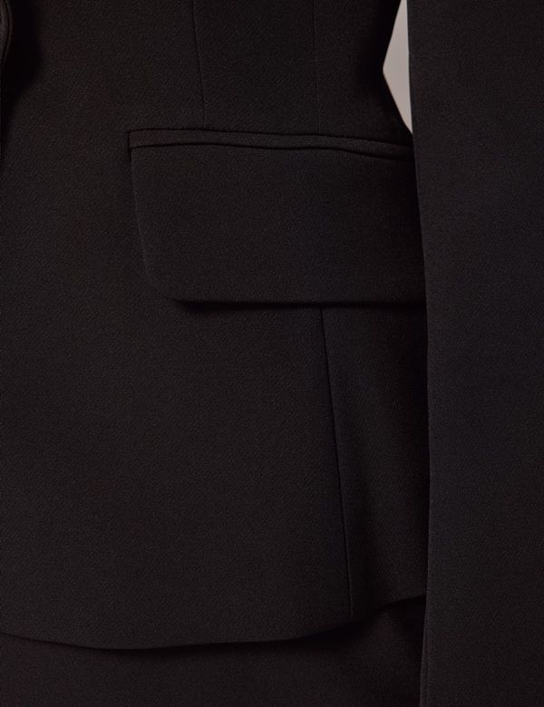 Women's Black Double Breasted Jacket | Hawes & Curtis