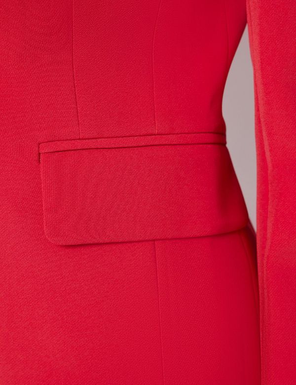 Women's Red Double Breasted Jacket | Hawes & Curtis