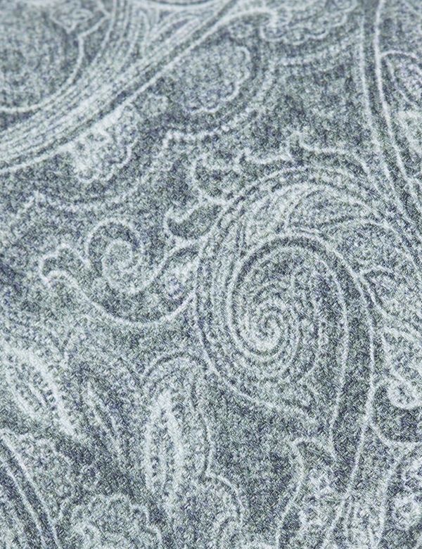 Men's Sage Green Paisley Italian Silk Tie - 1913 Collection | Hawes ...