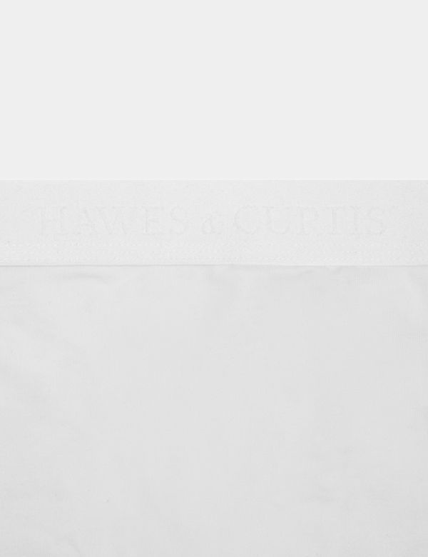 Men's 3-Pack White Trunks | Hawes & Curtis