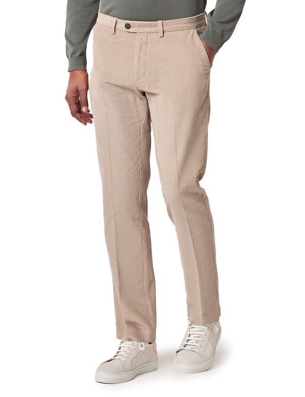 Men's Stone Corduroy Pants| Hawes & Curtis